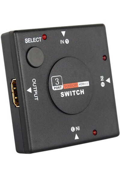 UltraTekno AN-7037 HDMI Çoklayıcı 3 Port 1080P HDMI Switch Splitter UltraTekno AN-7037 HDMI Çoklayıcı 3 Port 1080P HDMI Switch Splitter