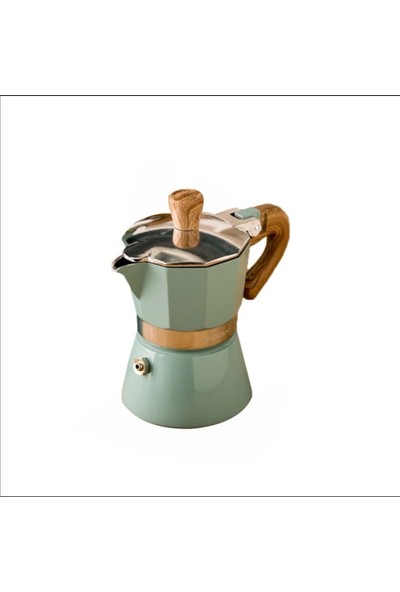 Coffee Hutt Coffeehutt Hes-6 Turkuaz Moka Pot 6 Cup Coffee Hutt Coffeehutt Hes-6 Turkuaz Moka Pot 6 Cup