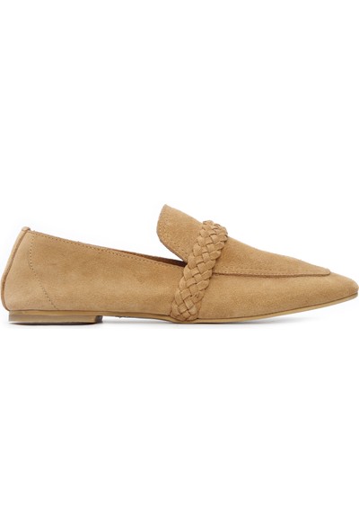 Kemal Tanca Kadın Deri Loafer Ayakkabı 825 101 Byn Ayk Y21