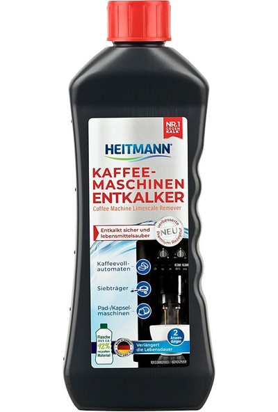 Heitmann Kahve Makineleri İçin Güçlü Kireç Çözücü 250 ml