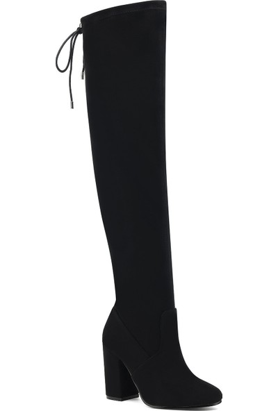 Nine West Cırka 1pr Siyah Kadın Topuklu Çizme