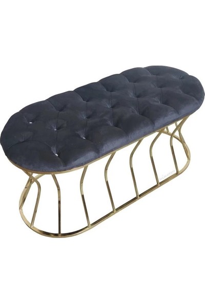 Özdeş Mavi Kum Saati Puf