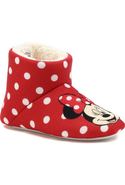 Mickey Mouse MIXA.P1PR Kırmızı Kız Çocuk Panduf
