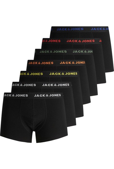 Jack & Jones Jack&Jones Jack Jones 7 Li Paket Erkek Boxer 12165587 Jack & Jones Jack&Jones Jack Jones 7 Li Paket Erkek Boxer 12165587