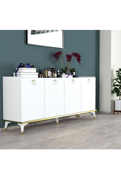 Şekercioğlu Yapı Konsol 180 cm Gold