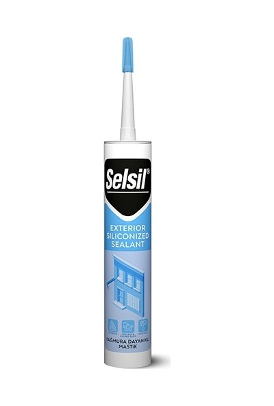 Selsil Yağmura Dayanıklı Mastik - 310ML (Beyaz)
