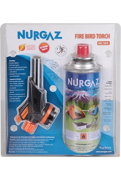 İTHAL Nurgaz Fire Bird Torch Kamp Karavan Çakmak Ng 503 Gazlı Çakmak İTHAL Nurgaz Fire Bird Torch Kamp Karavan Çakmak Ng 503 Gazlı Çakmak