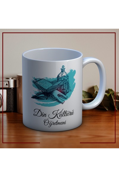 Naz Baskı Öğretmenler Günü Din Kültürü Öğretmeni Baskılı Kupa Bardak