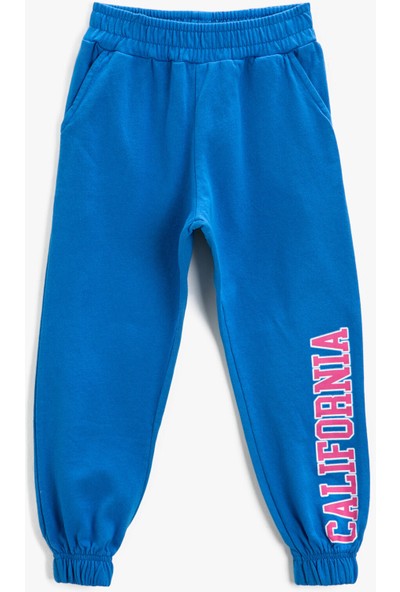 Koton California Baskılı Jogger Eşofman Altı Pamuklu Koton California Baskılı Jogger Eşofman Altı Pamuklu