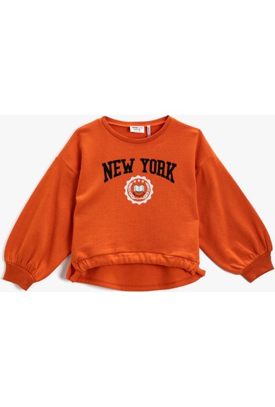 Koton 2KKG17508OK Bisiklet Yaka NormalKalıp Hardal Kız Çocuk Sweatshirt Koton 2KKG17508OK Bisiklet Yaka NormalKalıp Hardal Kız Çocuk Sweatshirt