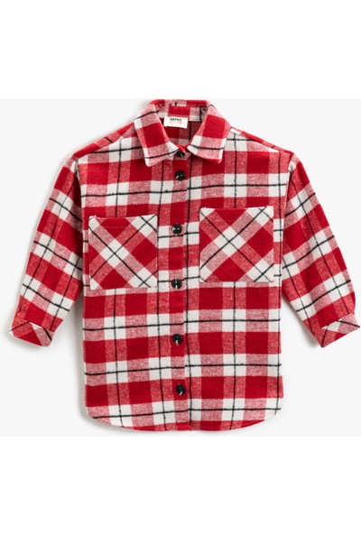 Koton Ekose Oduncu Gömlek Çift Cepli Koton Ekose Oduncu Gömlek Çift Cepli