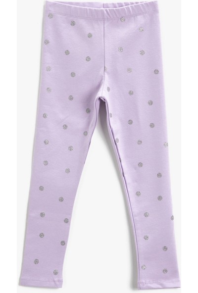 Koton Simli Puantiyeli Tayt Pamuklu