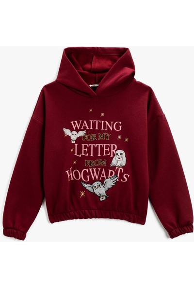 Koton Harry Potter Lisanslı Baskılı Kapşonlu Sweatshirt
