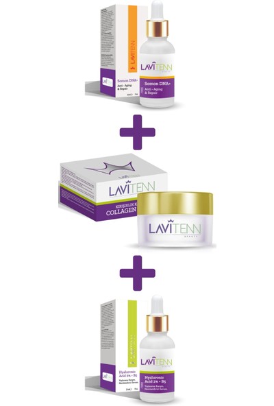 Lavitenn Üçlü Set / Collagen Krem + Somon DNA Serum + Hyalüronik Asit Serum Lavitenn Üçlü Set / Collagen Krem + Somon DNA Serum + Hyalüronik Asit Serum