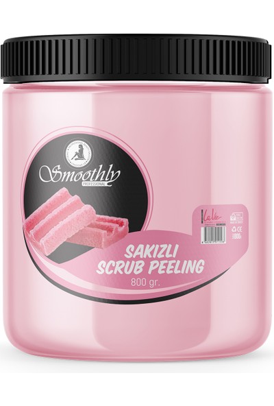 Smoothly Sakız Aromalı Canlandırıcı & Yumuşatıcı El Ayak Ve Vücut Bakım Peelingi 800gr