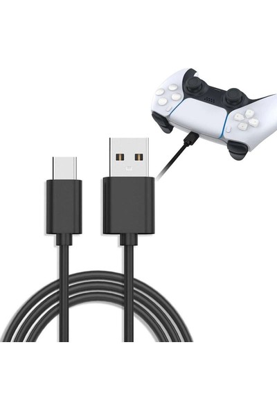 Alışveriş Zamanı Alısveriş Zamanı Sony Ps5 Oyun Kolu Şarj Kablosu 3m