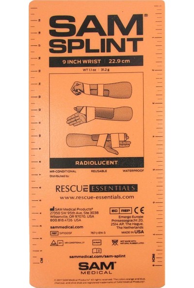 Sam Splint Kırık Ateli 9'' Sam Splint Kırık Ateli 9''