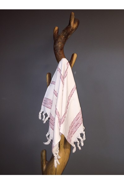 Bidoluraf Tek Yüz Jakar Bordürlü Püsküllü El Yüz Havlusu 50X80 Bidoluraf Tek Yüz Jakar Bordürlü Püsküllü El Yüz Havlusu 50X80