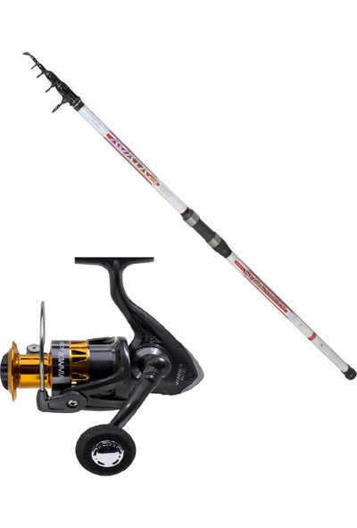 Shimano Remixon Winner 6000 & Kudos Avatar 400CM 180GR Surf Olta Seti Shimano Remixon Winner 6000 & Kudos Avatar 400CM 180GR Surf Olta Seti