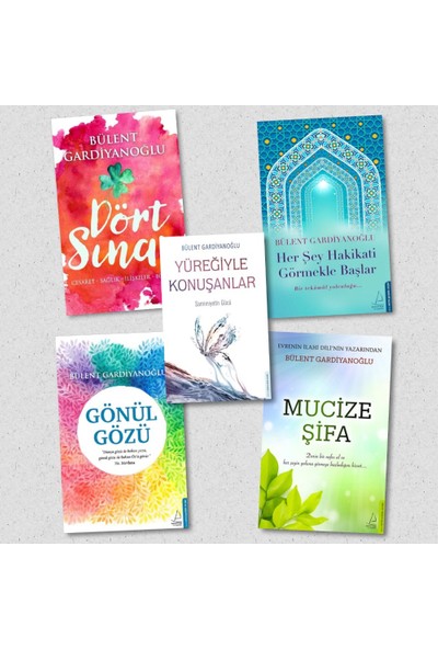 Dört Sınav - Gönül Gözü - Mucize Şifa - Yüreğiyle Konuşanlar, Bülent Gardiyanoğlu 5 Kitap Dört Sınav - Gönül Gözü - Mucize Şifa - Yüreğiyle Konuşanlar, Bülent Gardiyanoğlu 5 Kitap