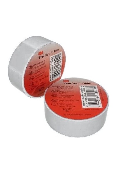 Esbifix 3m Temflex 1300E Izole Bant Beyaz Esbifix 3m Temflex 1300E Izole Bant Beyaz