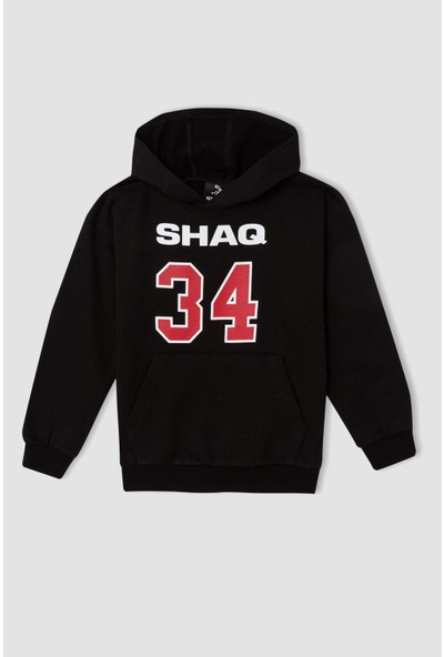 DeFacto Defacto Fit Erkek Çocuk Shaquille O'Neal Lisanslı Relax Fit Kapüşonlu Sweatshirt W0301A621WN DeFacto Defacto Fit Erkek Çocuk Shaquille O'Neal Lisanslı Relax Fit Kapüşonlu Sweatshirt W0301A621WN