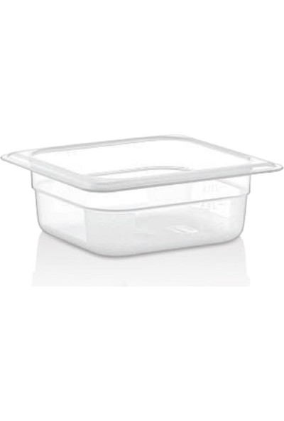 Gastroplast Gn 1/6-65 mm Gastronom Küvet, Polipropilen Gastroplast Gn 1/6-65 mm Gastronom Küvet, Polipropilen