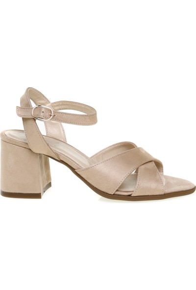 Fabrika Kadın Bej Topuklu Ayakkabı