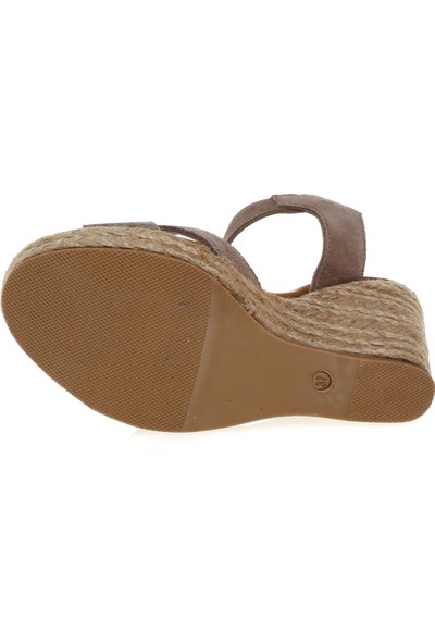 Fabrika Vizon Dolgu Topuk Ayakkabı