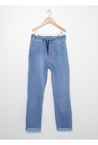 Limon Cepli Standart Normal Bel Erkek Çocuk Denim Pantolon Limon Cepli Standart Normal Bel Erkek Çocuk Denim Pantolon