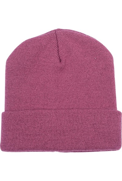 Butikburuc Kadın Gül Kurusu Katlamalı Bere