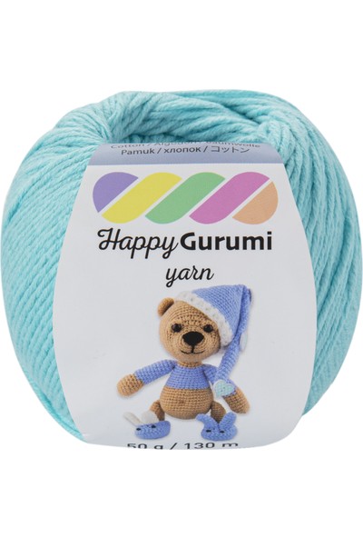 Happy Yarn Happy Gurumi K551 Turkuaz Amigurumi Örgü İpi 50 gr 130 M Happy Yarn Happy Gurumi K551 Turkuaz Amigurumi Örgü İpi 50 gr 130 M