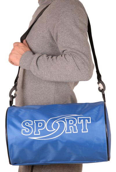 Unisex Sporcu Silindir Omuz Askılı Spor Çantası