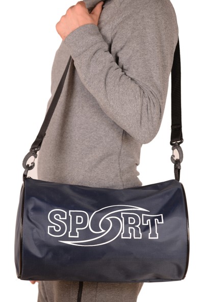 Unisex Sporcu Silindir Omuz Askılı Spor Çantası