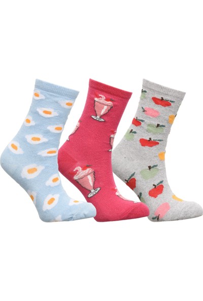 Jose Juan 3 Çift Kadın Çorap Koton Dsn2 04316