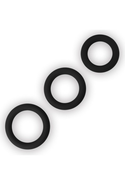 Vavelya Med 3'lü Silikon Penis Halkası