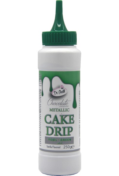 Dr Gusto Metalik Drip Kokolin Çikolata Yeşil 250 gr Dr Gusto Metalik Drip Kokolin Çikolata Yeşil 250 gr