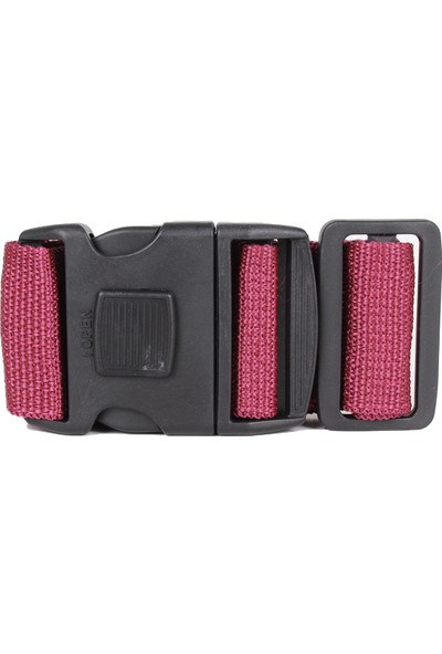 Bagacar Kilitli Valiz Kemeri Bordo