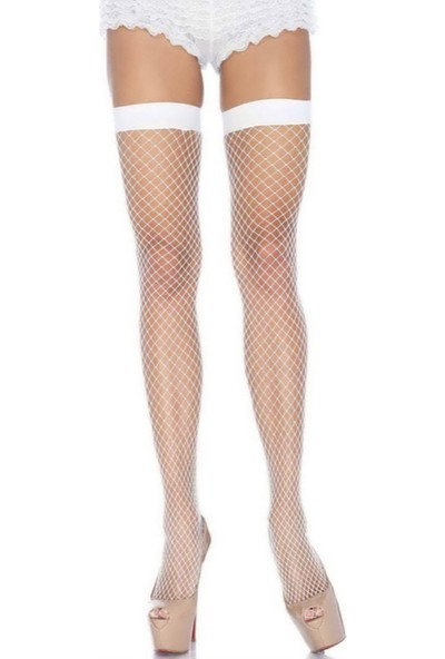 Vonda Wear Kadın Beyaz Jartiyer ÇORAP-80846B Vonda Wear Kadın Beyaz Jartiyer ÇORAP-80846B