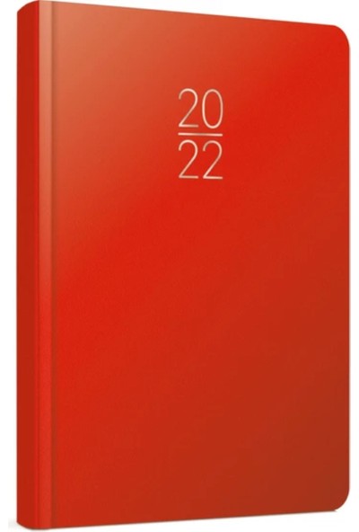 Gıpta 100-ECK 2022 Günlük Ajanda 14 x 20 cm Kırmızı