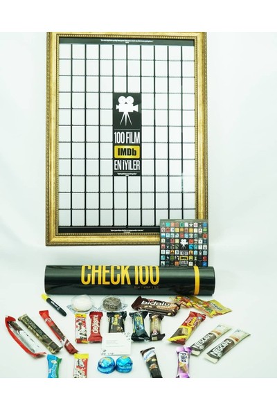 Check100 Hediye Seti Imdb Top 100 Kazıkazan Film Posteri Check100 Hediye Seti Imdb Top 100 Kazıkazan Film Posteri