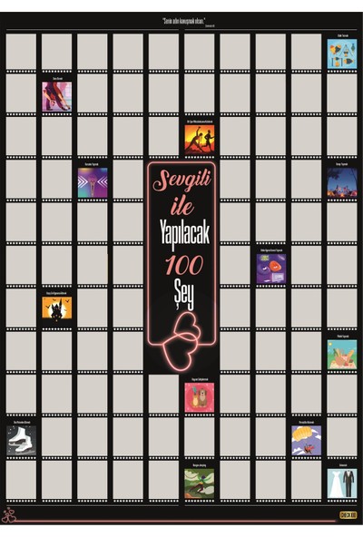 Check100 Sevgili ile Yapılacak 100 Şey Posteri