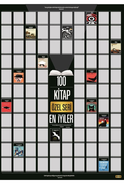 Check100 Özel Seri Kazıkazan 100 Kitap Posteri