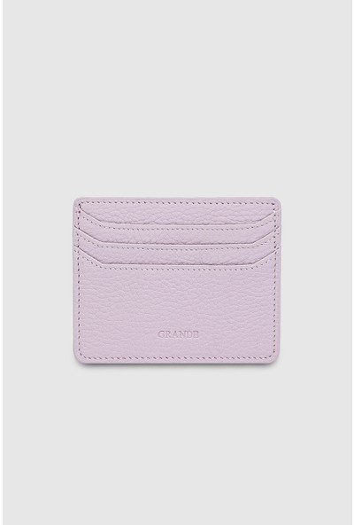Grande 3633 Deri Yatay Süper Slim Kartlık Flother Lila