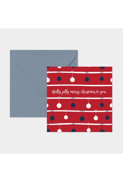 Hrs Kartpostal - Tebrik Kartı & Zarf Yeni Yıl Yılbaşı Noel