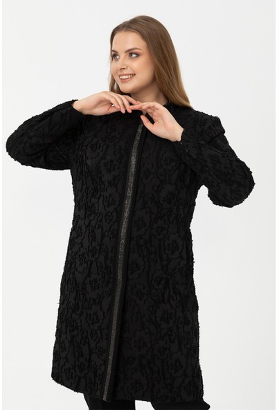 Galaxi Kadın Büyük Beden Biyesi Taşlı Ceket 3051057 Siyah Galaxi Kadın Büyük Beden Biyesi Taşlı Ceket 3051057 Siyah