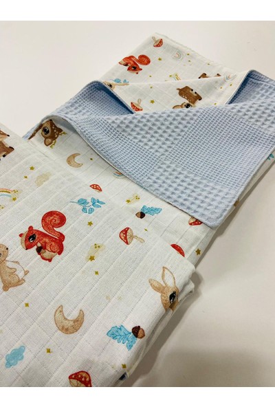 Sevgin Home Müslin Pikeli Battaniye %100 Pamuk