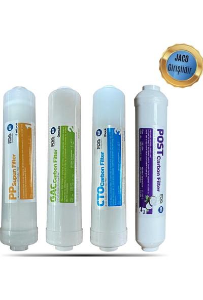 Evora Kapalı Kasa Su Arıtma Cihazı Filtresi 4'lü 12 Evora Kapalı Kasa Su Arıtma Cihazı Filtresi 4'lü 12