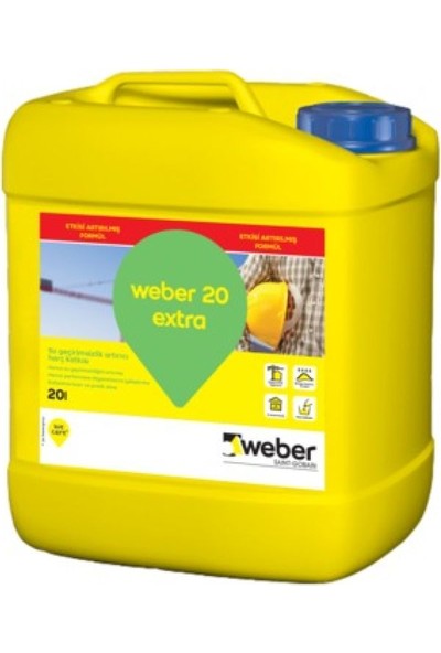 Weber 20 Extra Su Geçirimsizlik Harç Katkısı 20 Lt