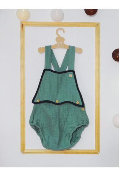 TRN Collection 4 Katlı Müslin Mint Şolopet (Ister Şort Ister Salopet) TRN Collection 4 Katlı Müslin Mint Şolopet (Ister Şort Ister Salopet)